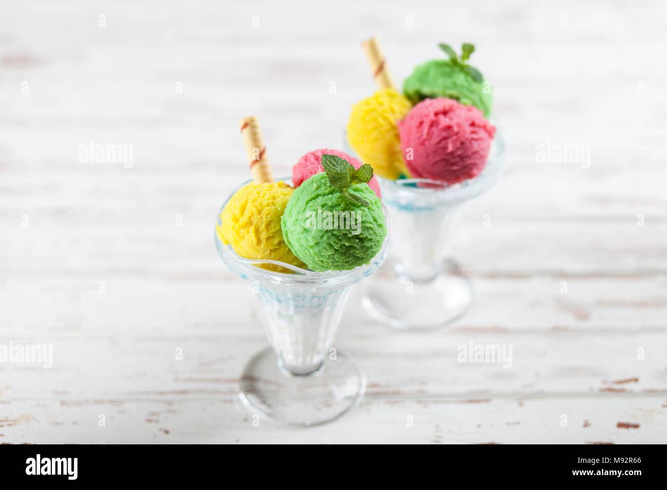 Ice cream vase Stock Photo - Alamy