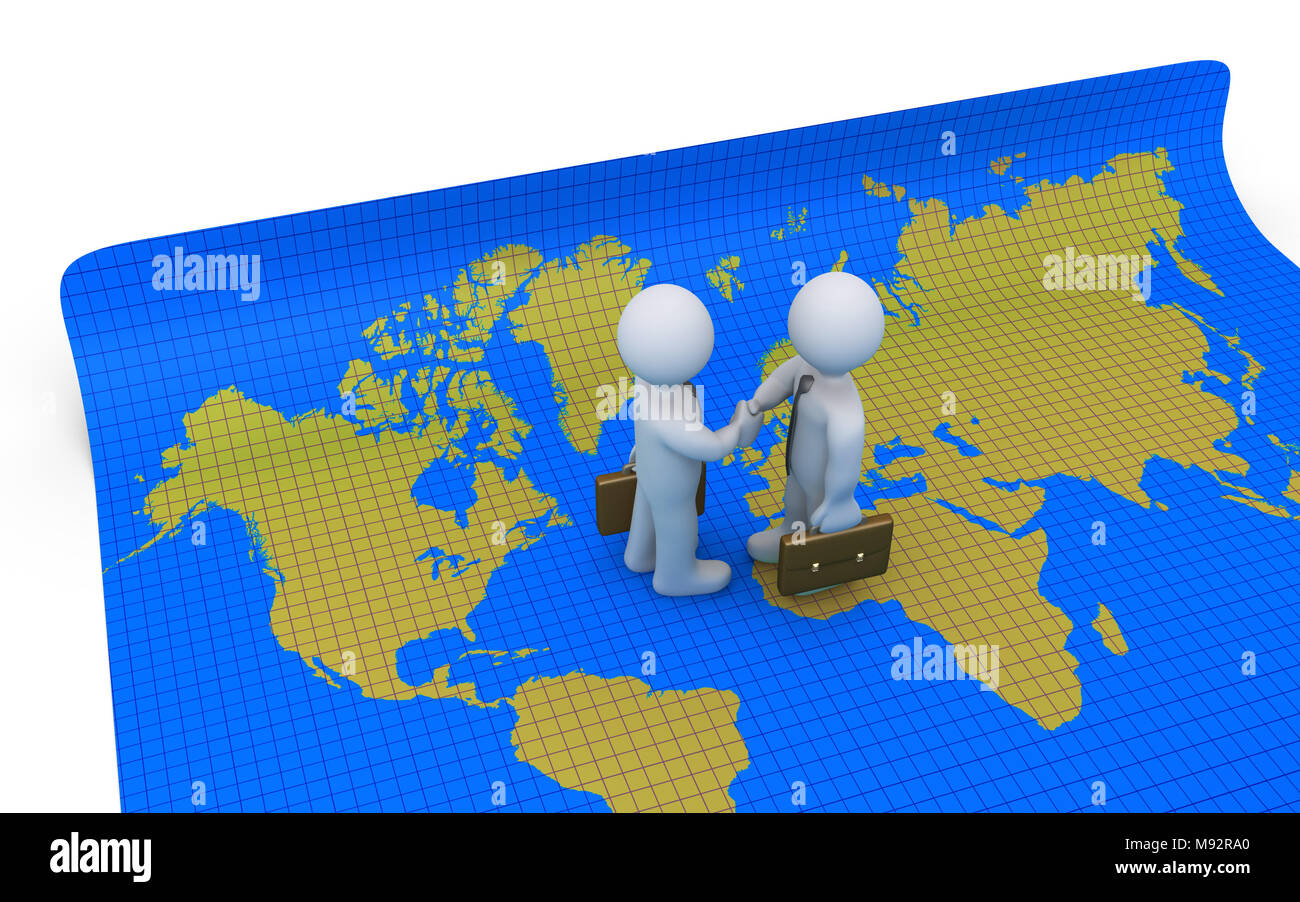 Shake Hands World Map High Resolution Stock Photography and Images - Alamy