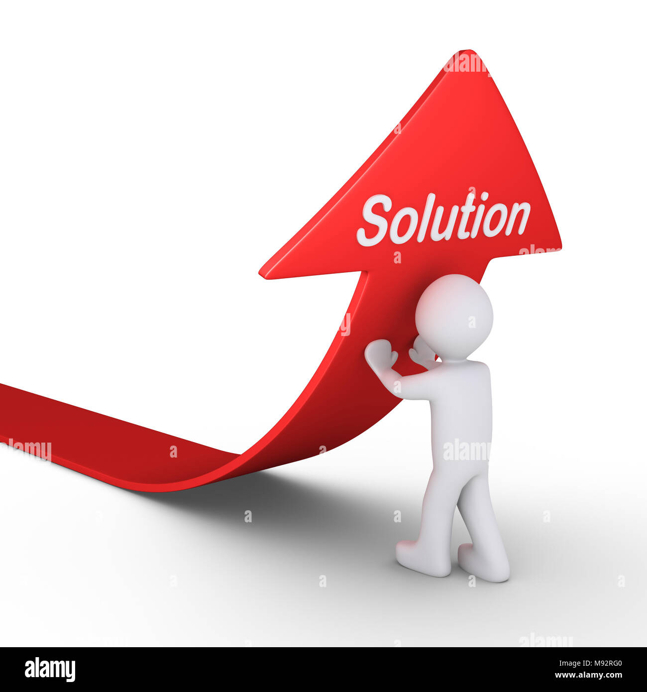 Pushing upwards hi-res stock photography and images - Alamy