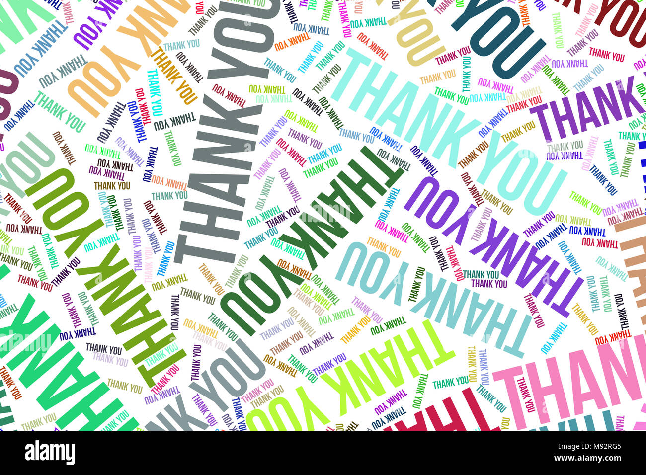 Thank You, word cloud for web page, graphic design, catalog, wallpaper ...