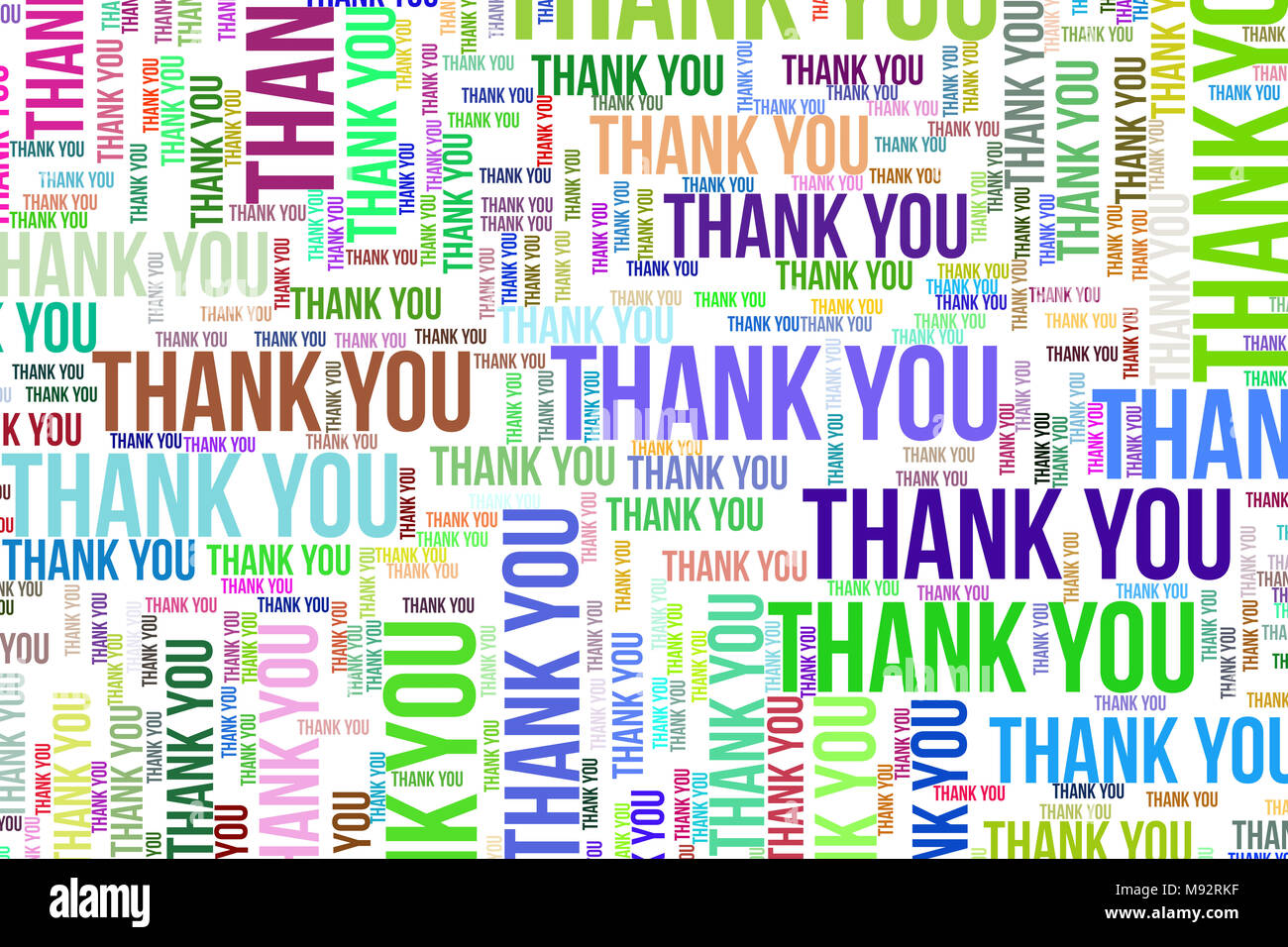 Thank You, word cloud for web page, graphic design, catalog, wallpaper ...