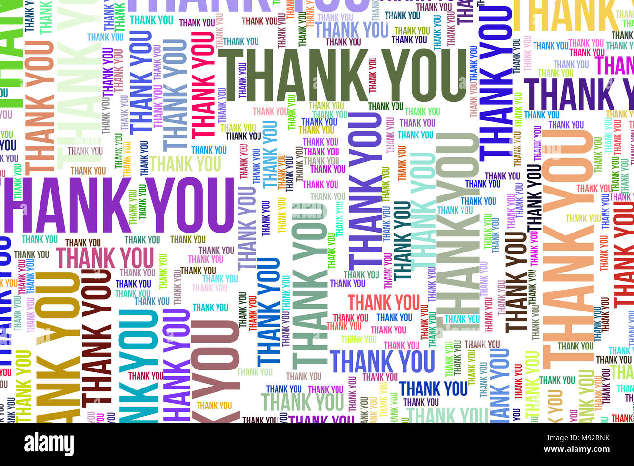 Thank You, word cloud for web page, graphic design, catalog, wallpaper ...