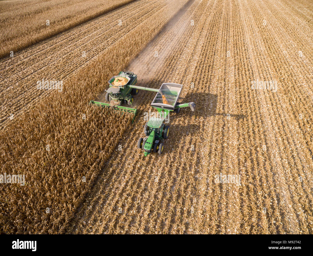 Harvesting aerial hi-res stock photography and images - Alamy