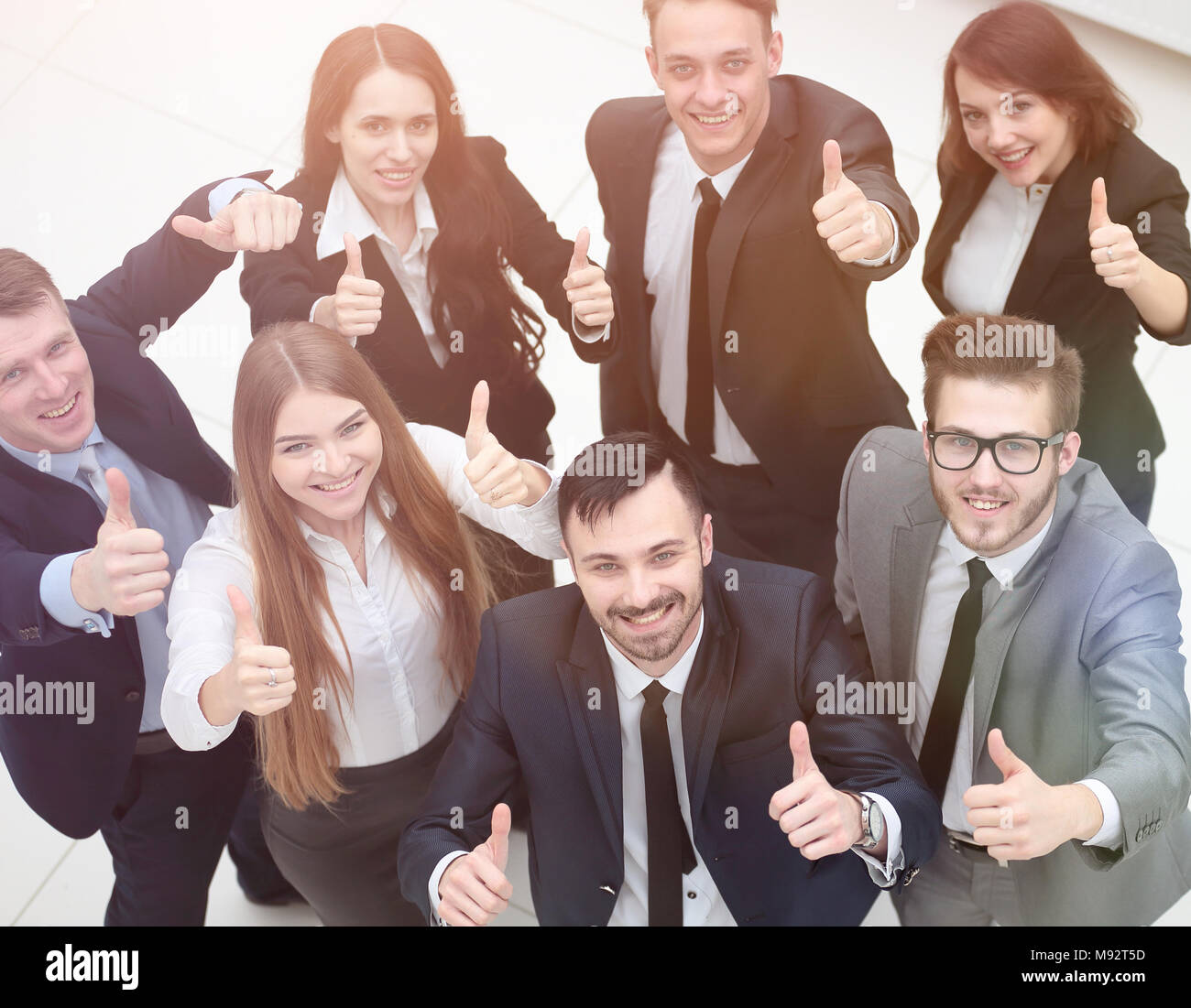professional business team shows its success Stock Photo - Alamy