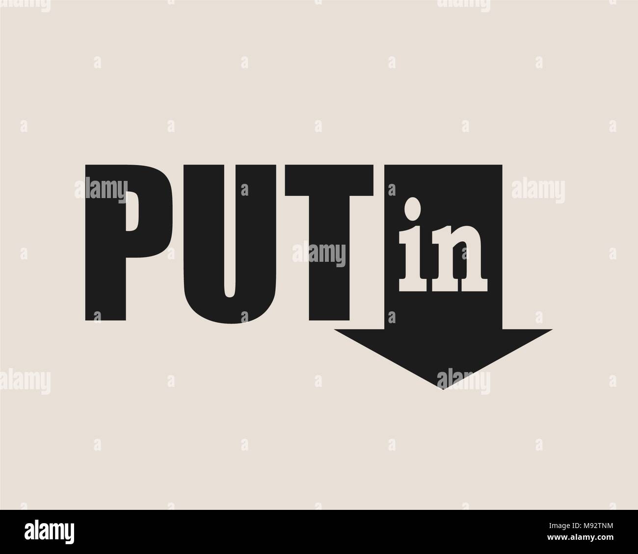 Put in text Stock Vector Image & Art - Alamy