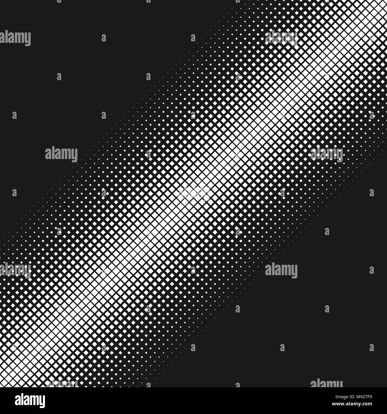 Geometrical halftone square pattern background - vector design with diagonal squares Stock ...