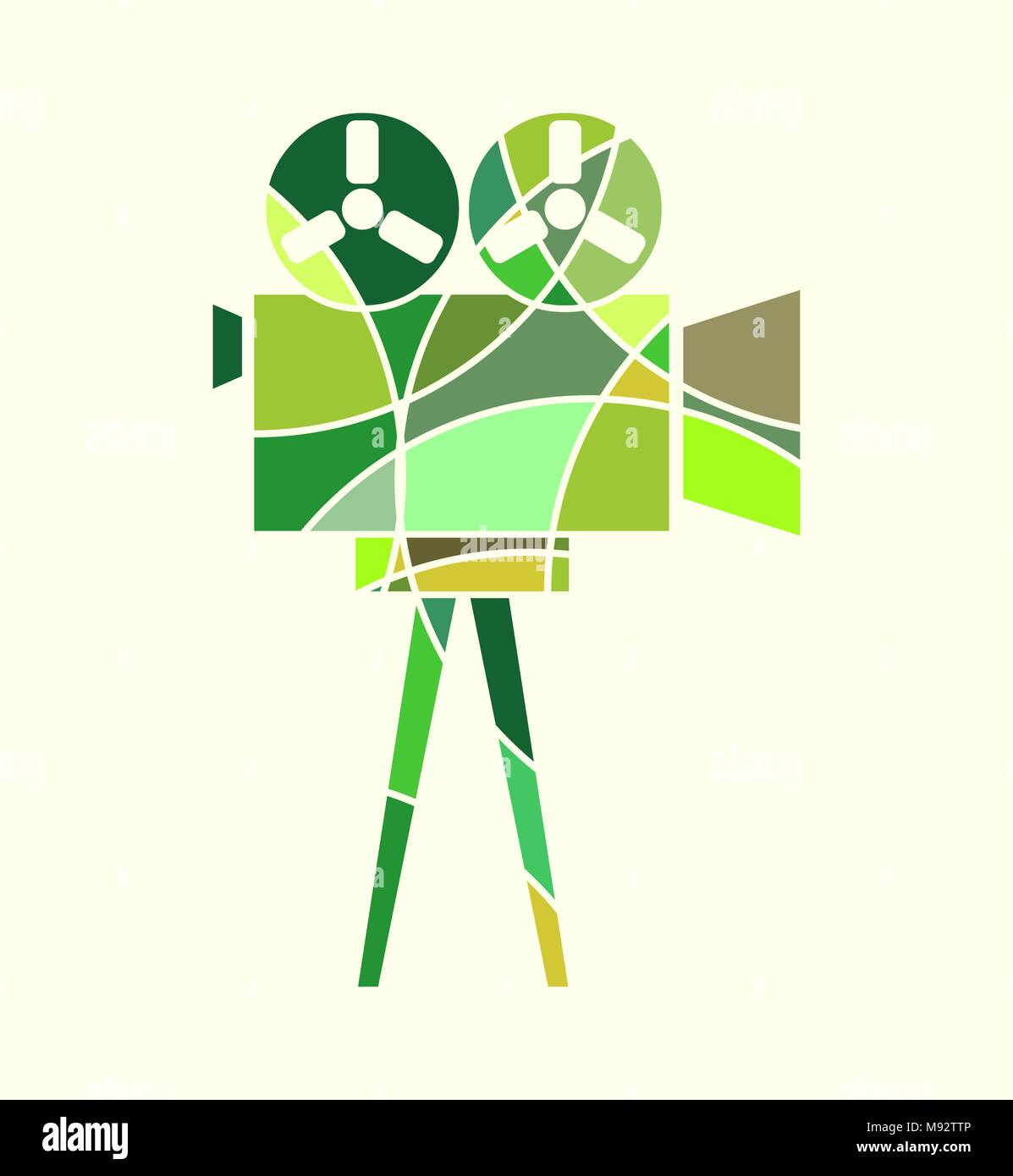 Retro cinema icon Stock Vector Image & Art - Alamy