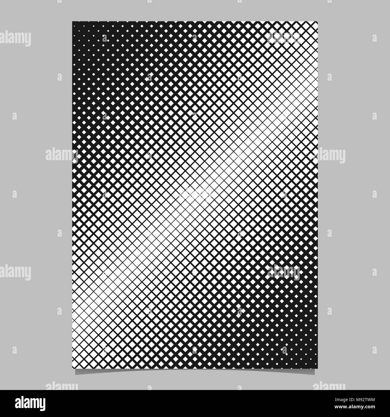 Geometrical halftone diagonal square pattern background poster template Stock Vector Image & Art ...