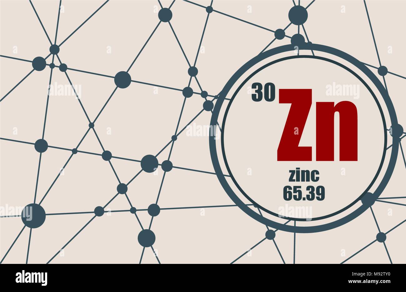 Zinc chemical element Stock Vector Image & Art - Alamy