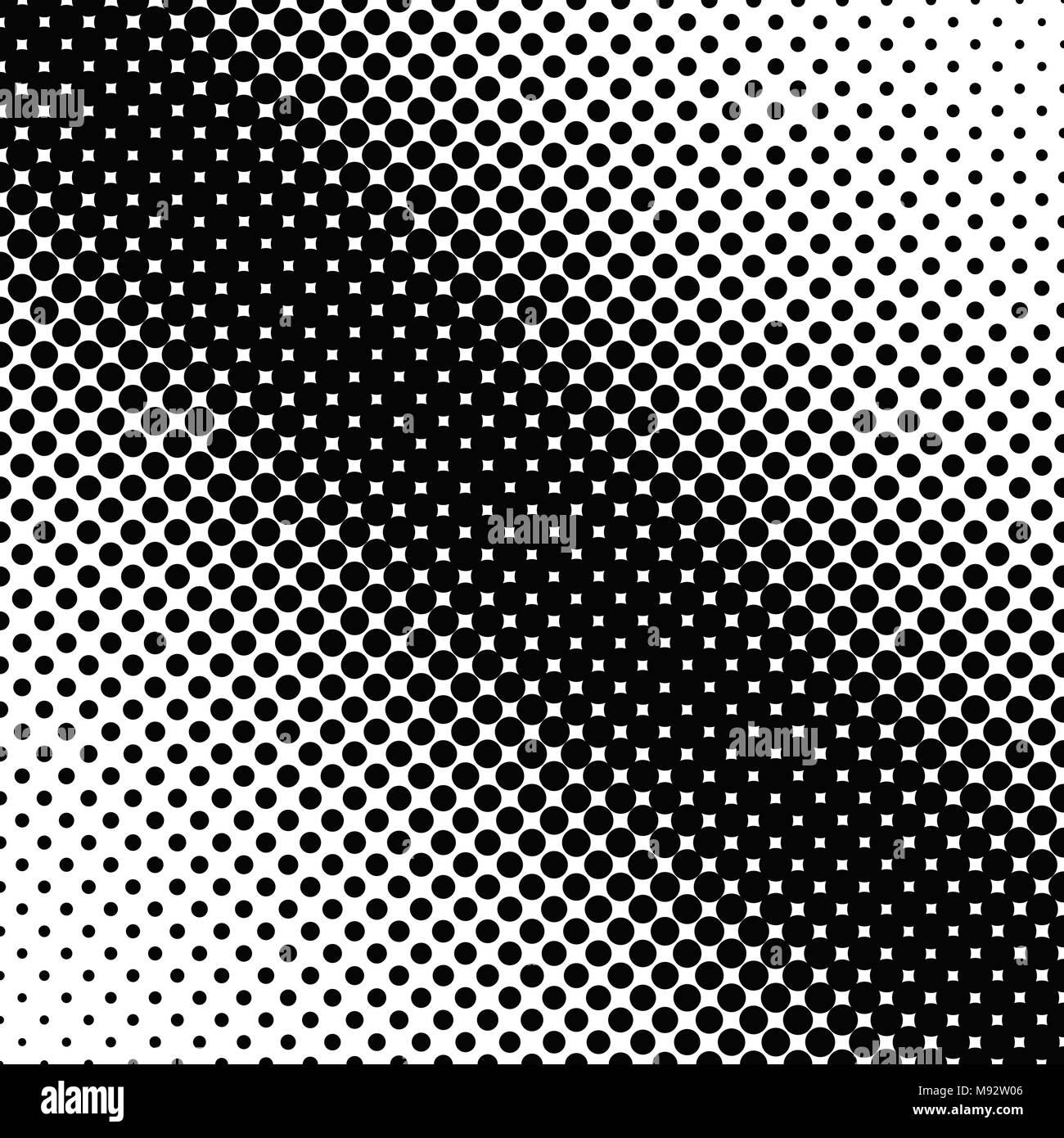 Halftone circle pattern background template - abstract vector graphic ...