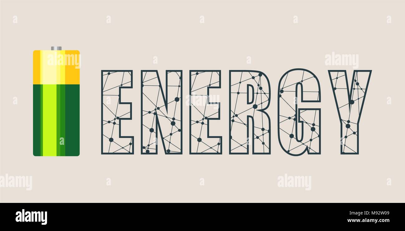 Vector illustration of cylinder battery Stock Vector Image & Art - Alamy