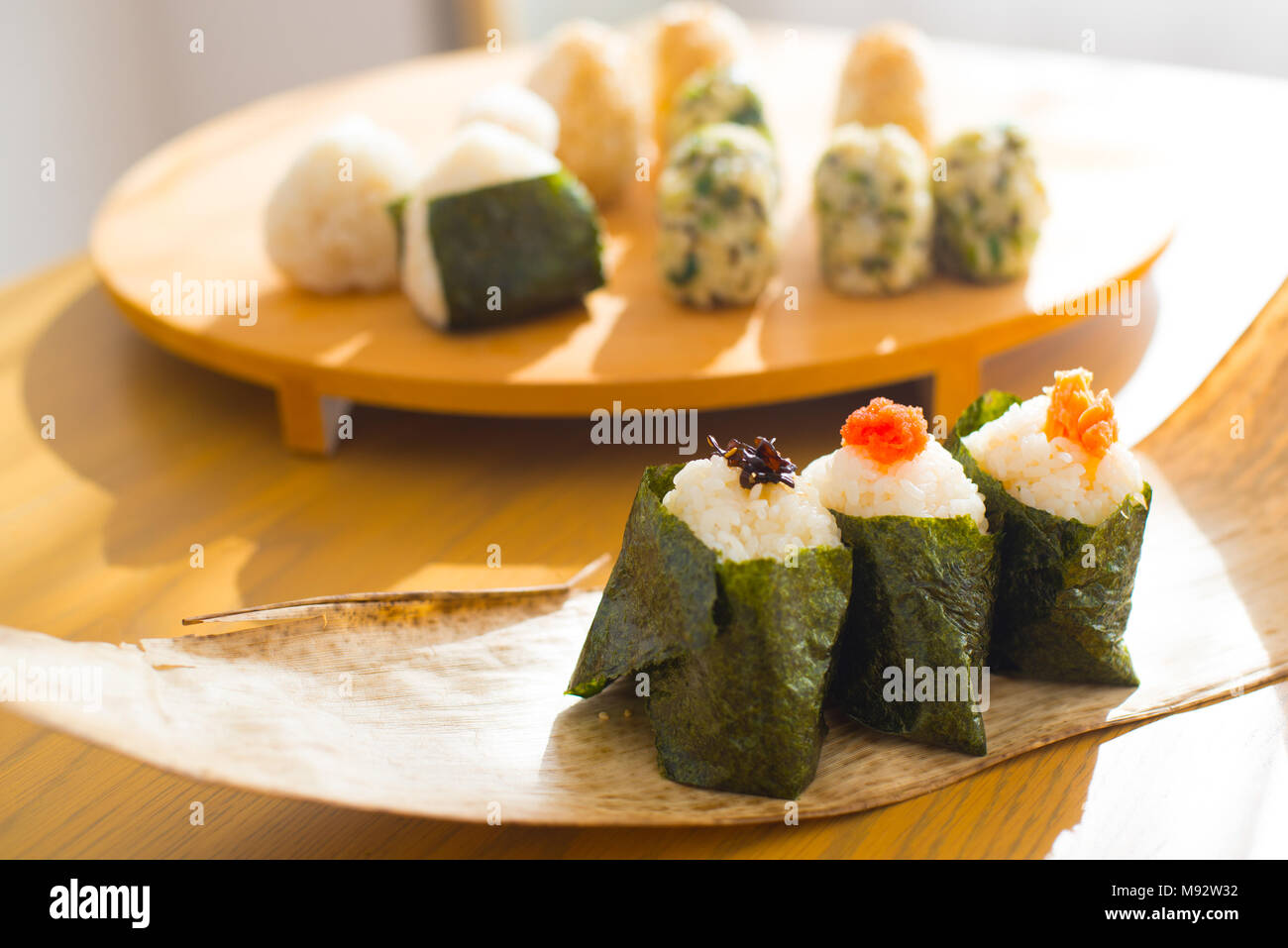 Onigiri rice balls and tokyo hi-res stock photography and images - Alamy