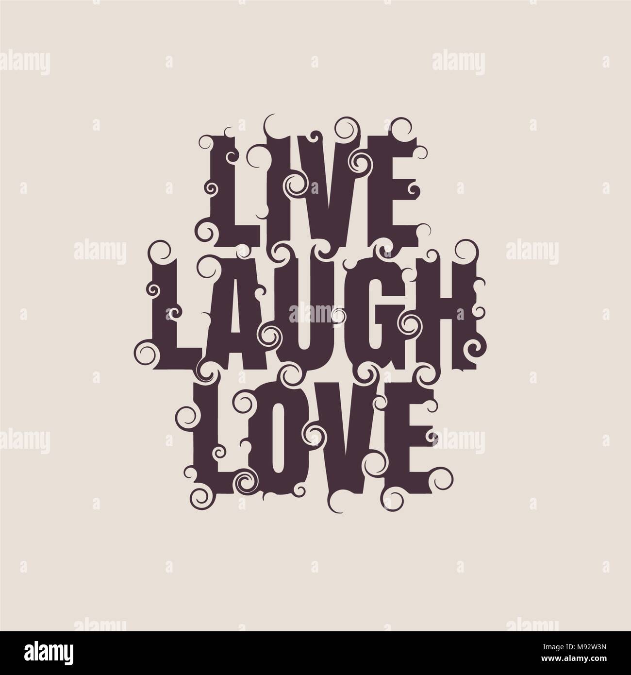 Vector lettering illustration with words Stock Vector Image & Art - Alamy