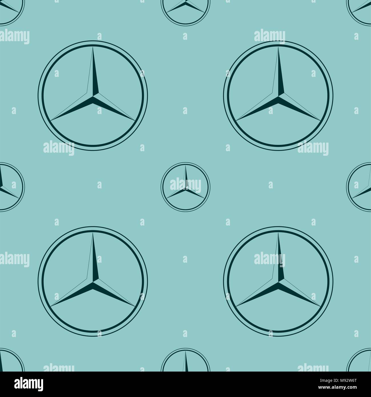 Daimler benz emblem Stock Vector Images - Alamy