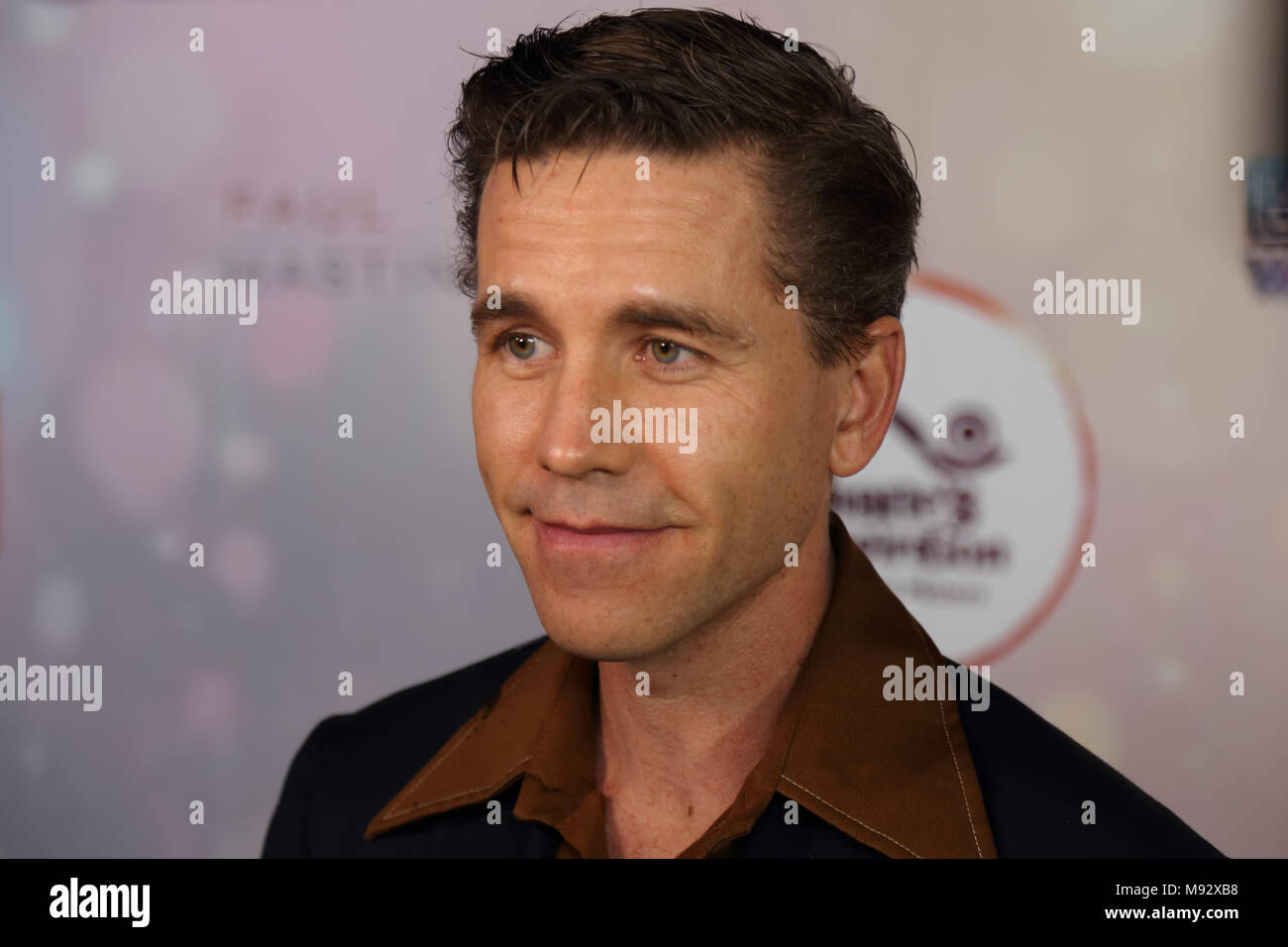 Los Angeles, CA / USA - March 10, 2018: Actor Brian Dietzen is shown on ...