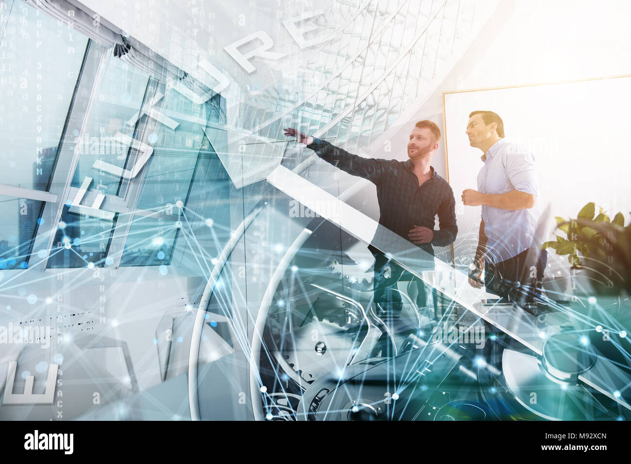 Advance your company by leading it into the future Stock Photo - Alamy