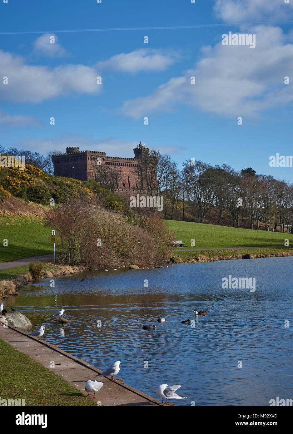 The Magnificent Water Tower disguised as a Small Castle overlooking ...