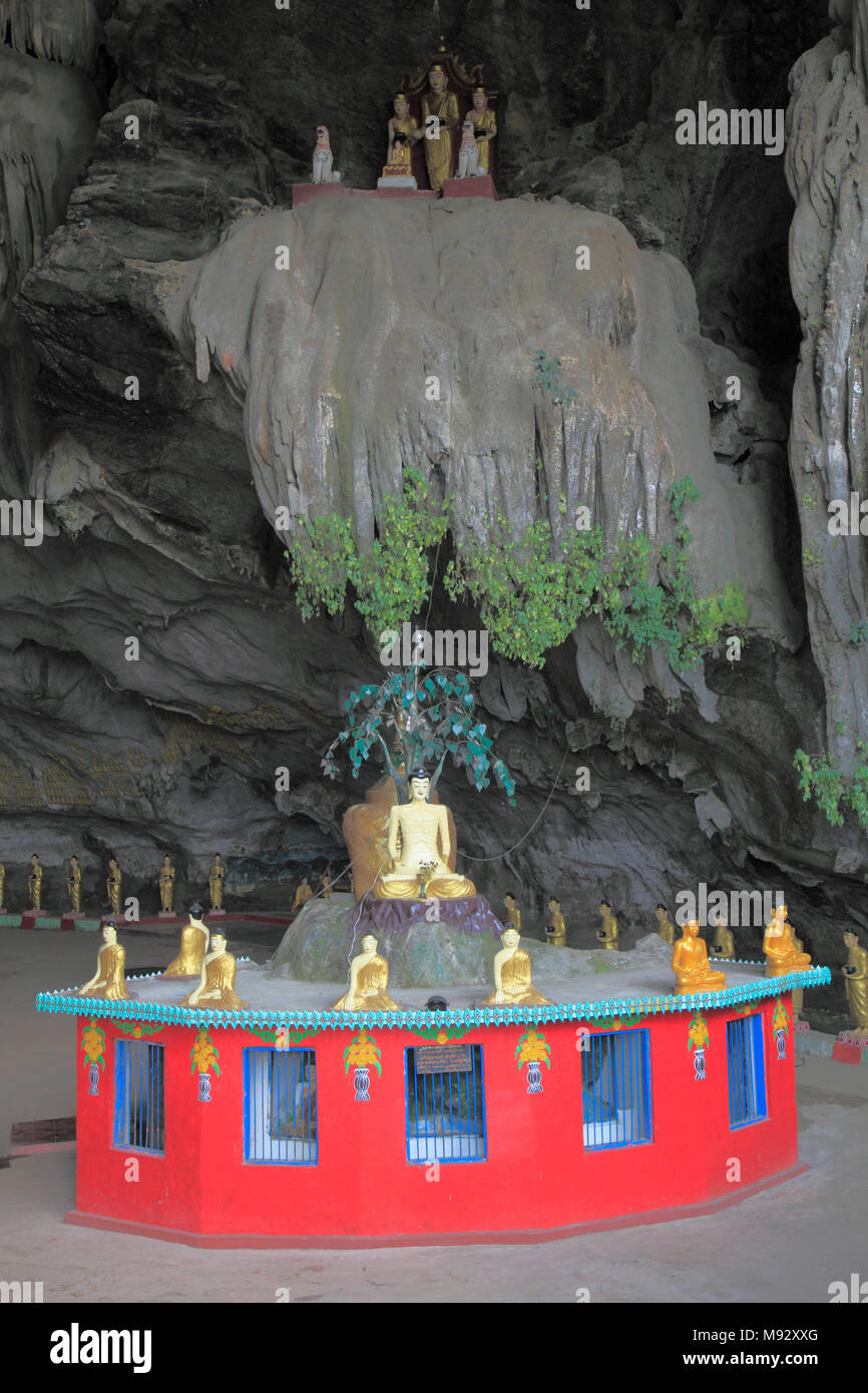 Myanmar, Kayin State, Saddan Cave Stock Photo - Alamy