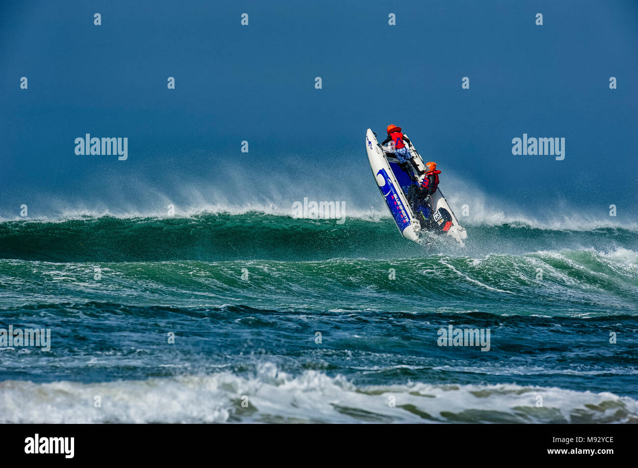 Zapcat and Thundercat racing in action Stock Photo - Alamy