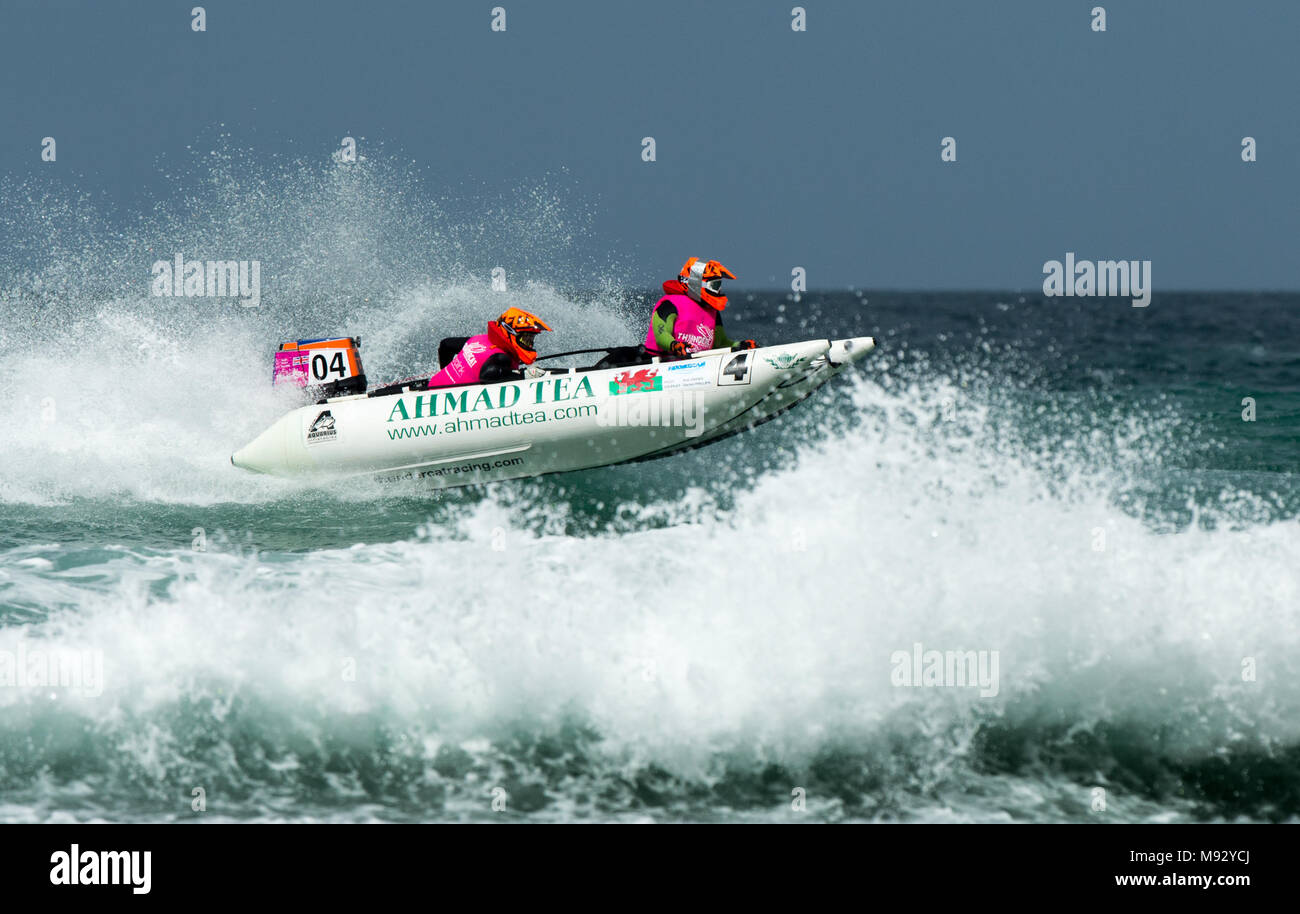 Zapcat and Thundercat racing in action Stock Photo - Alamy