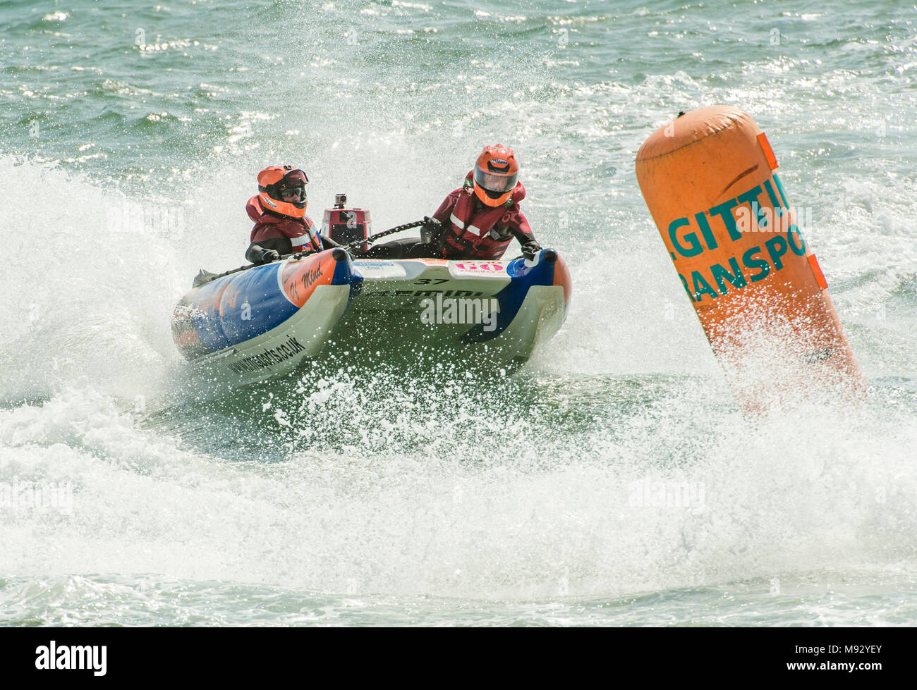 Zapcat and Thundercat racing in action Stock Photo - Alamy