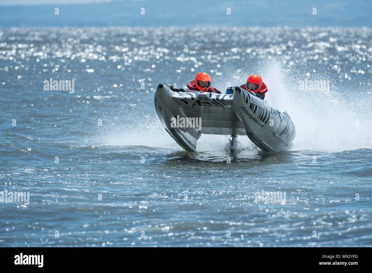 Zapcat and Thundercat racing in action Stock Photo - Alamy