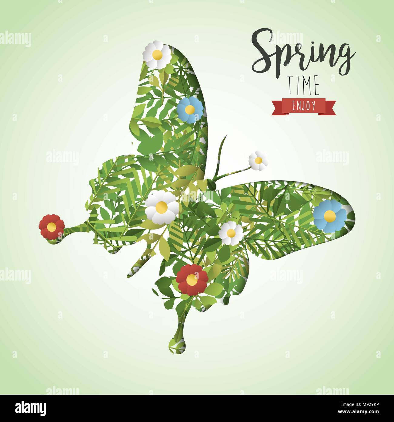 Spring vector vectors hi-res stock photography and images - Alamy