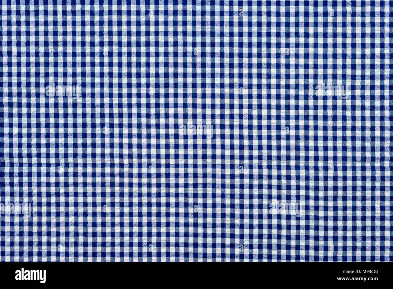blue classic checkered texture , tablecloth texture, Cloth in a blue ...
