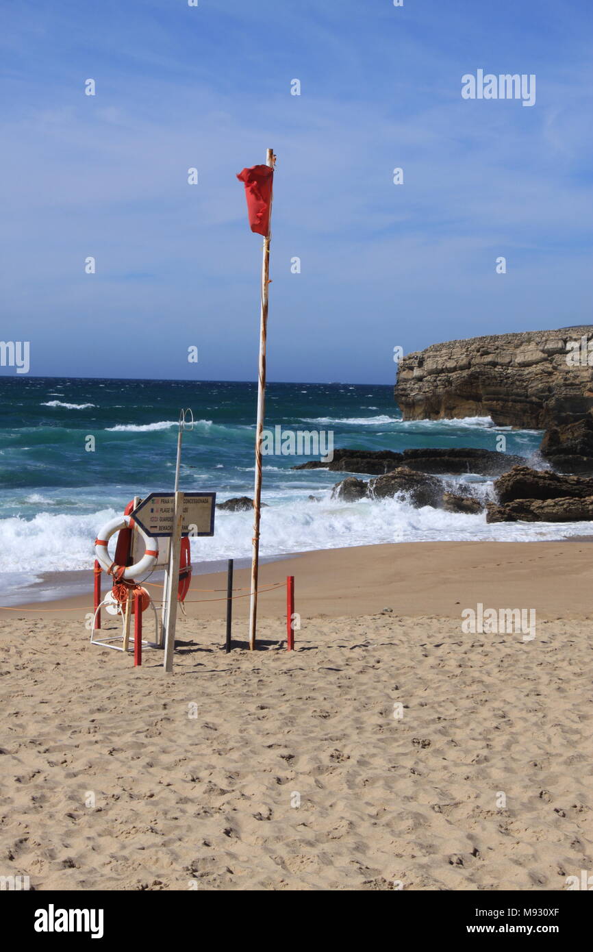 Cresima Beach, Cascais, Portugal: a remote sandy beach exposed to the ...