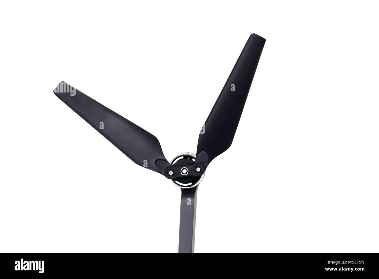 Close up drone propeller isolated on white background Stock Photo - Alamy