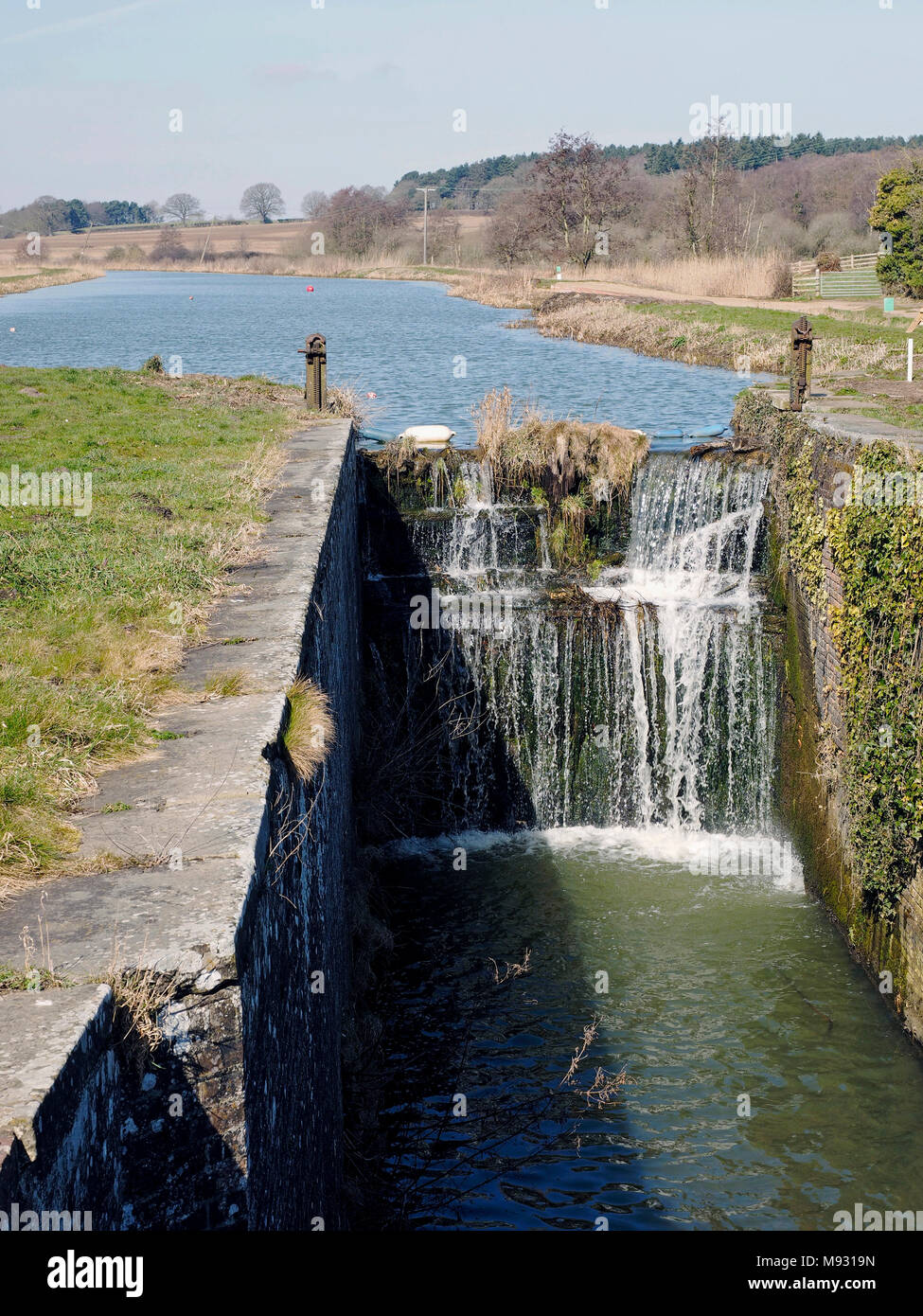 The upper reaches of the North Walsham and Dilham Canal at Ebridge ...