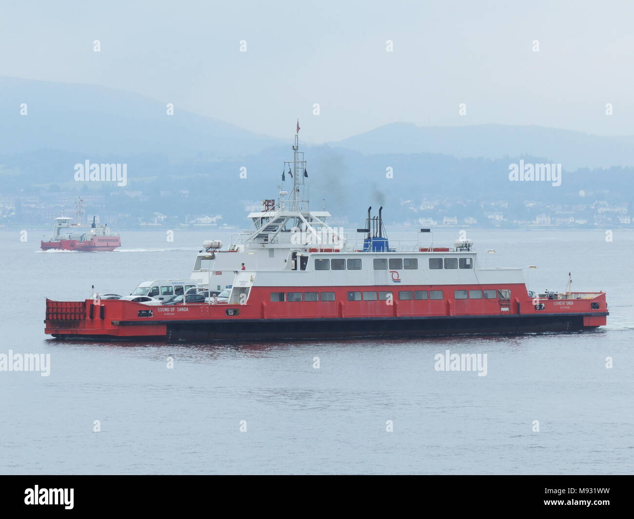 MV Sound of Sanda, a car ferry operated by Western Ferries on the ...