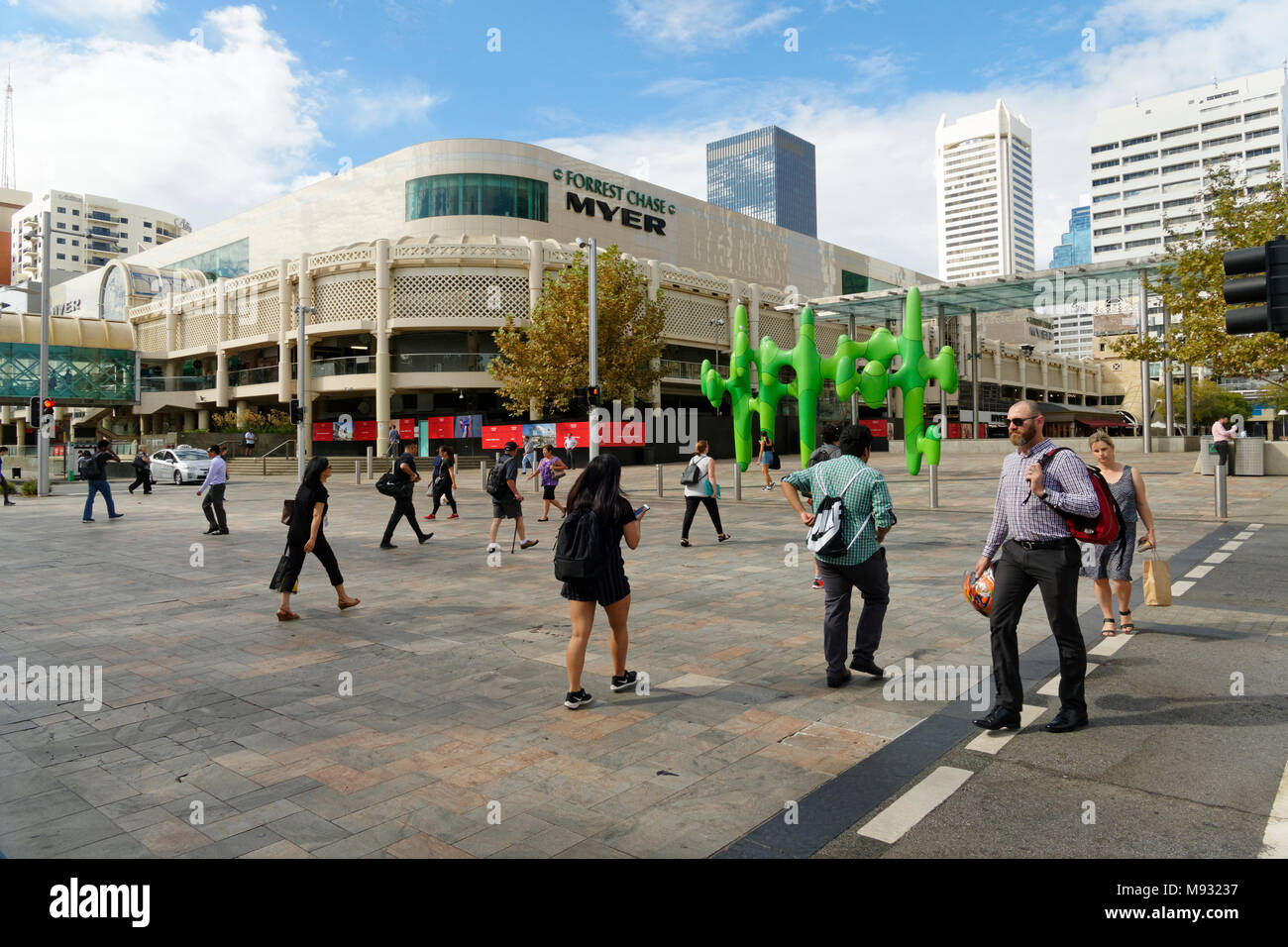 Australia perth busy street people hi-res stock photography and images ...