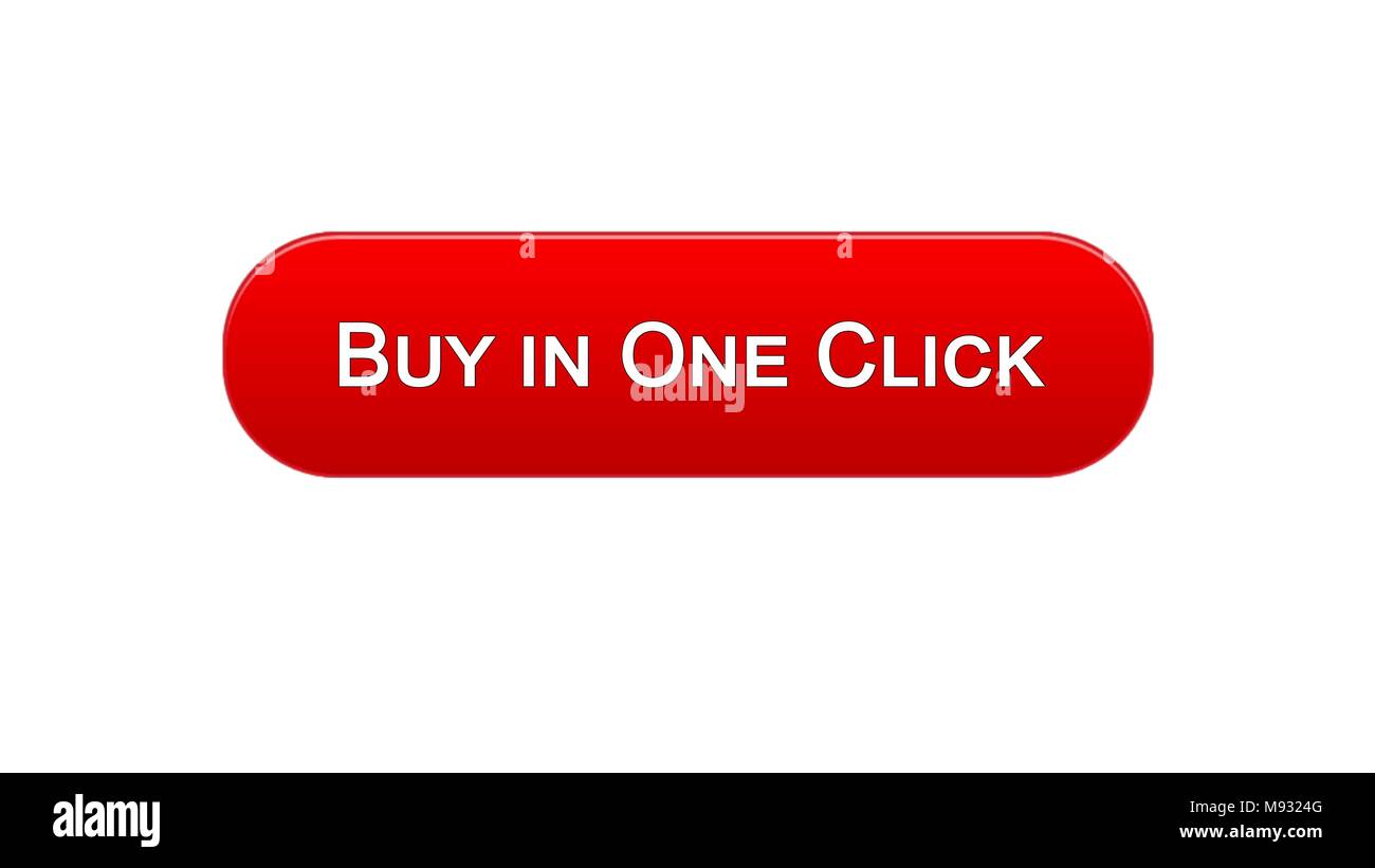 Buy In One Click Web Interface Button Red Color Online Banking
