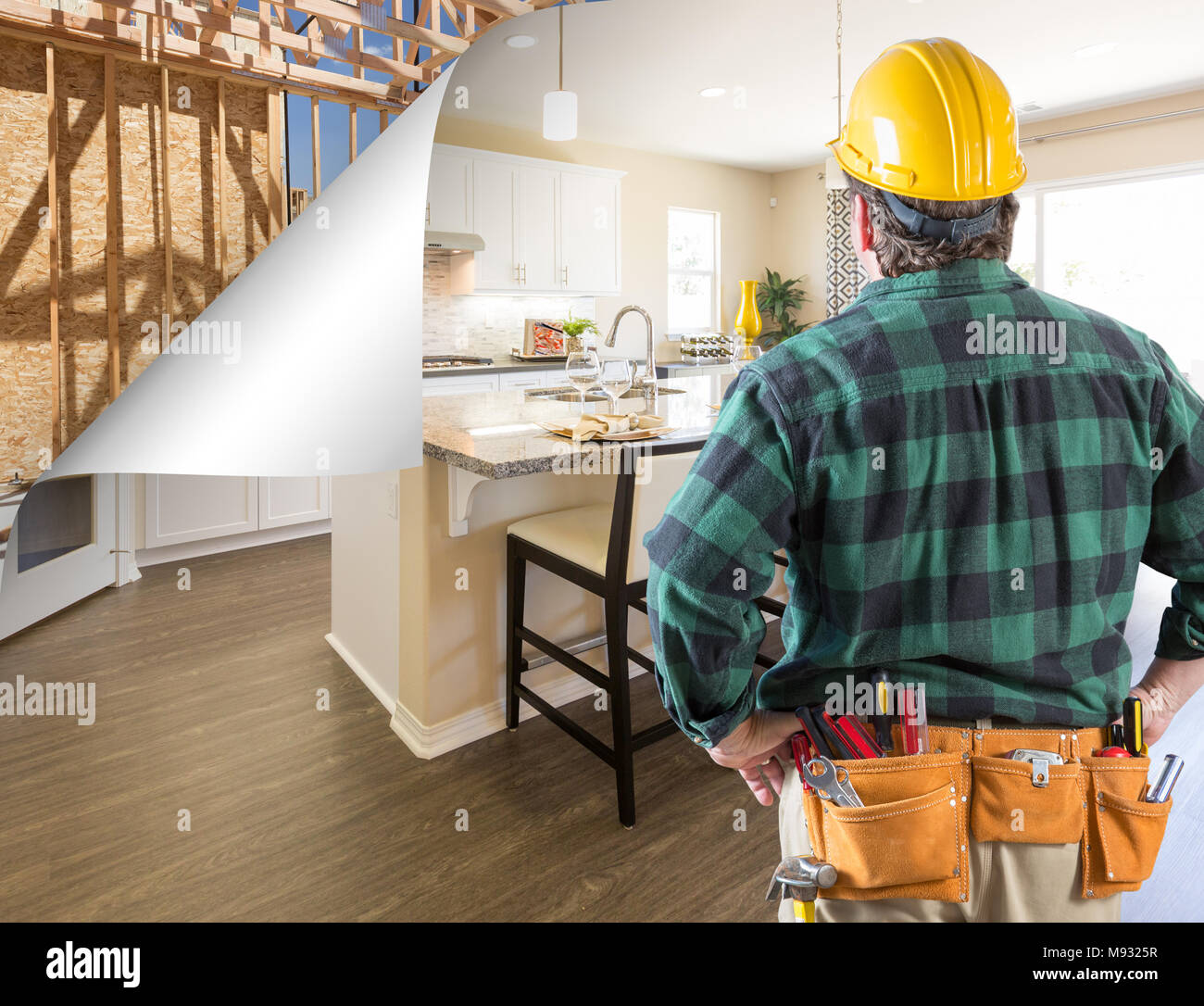 Contractor Facing Custom Kitchen with Page Corner Flipping to ...