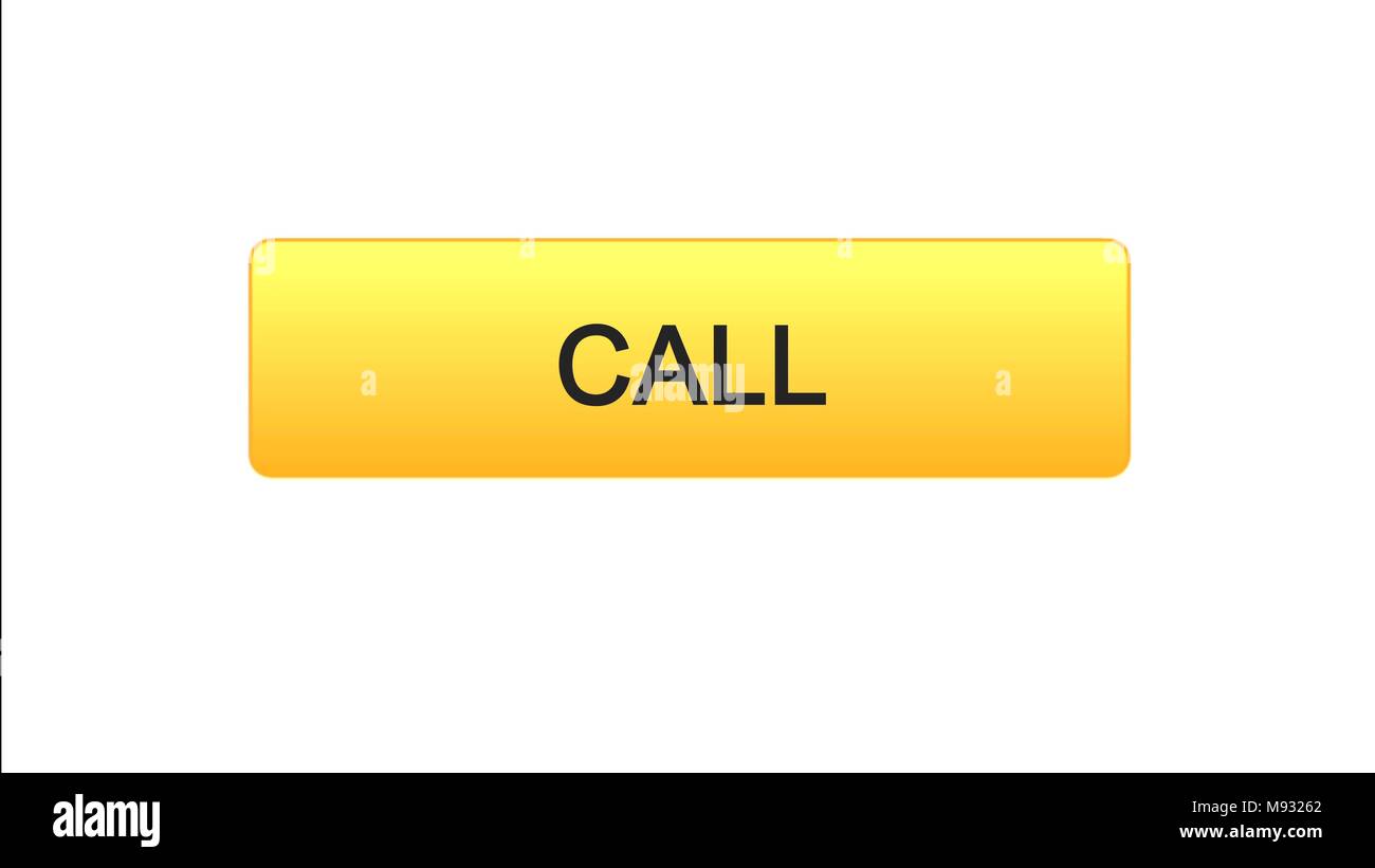 Call web interface button orange color, consultant assistance ...