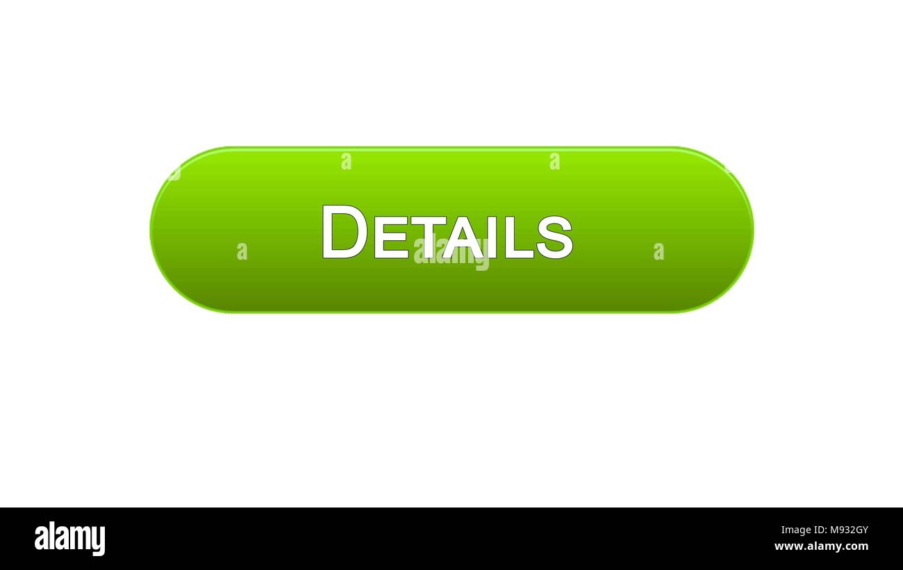Details web interface button green color, additional information ...