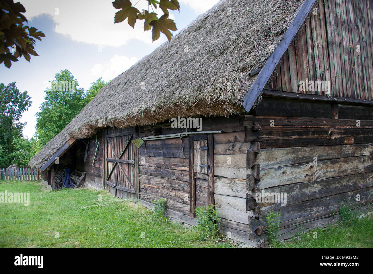 Sierpc, Poland - May 2016: Museum of the Mazovian Village in Sierpc. A ...