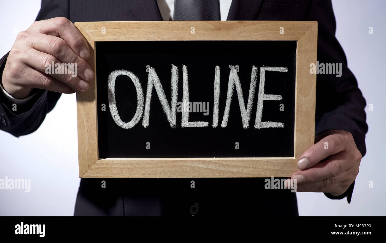 Hand written advertising board hi-res stock photography and images - Alamy