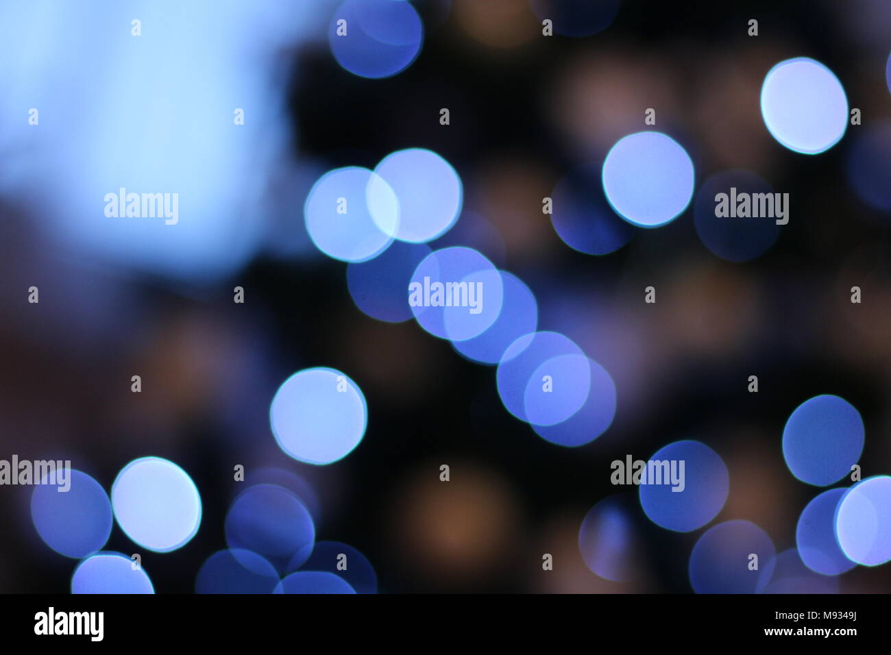 Dark Blue Blurred Background