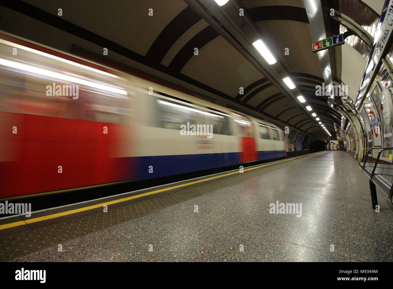 London underground train hi-res stock photography and images - Alamy