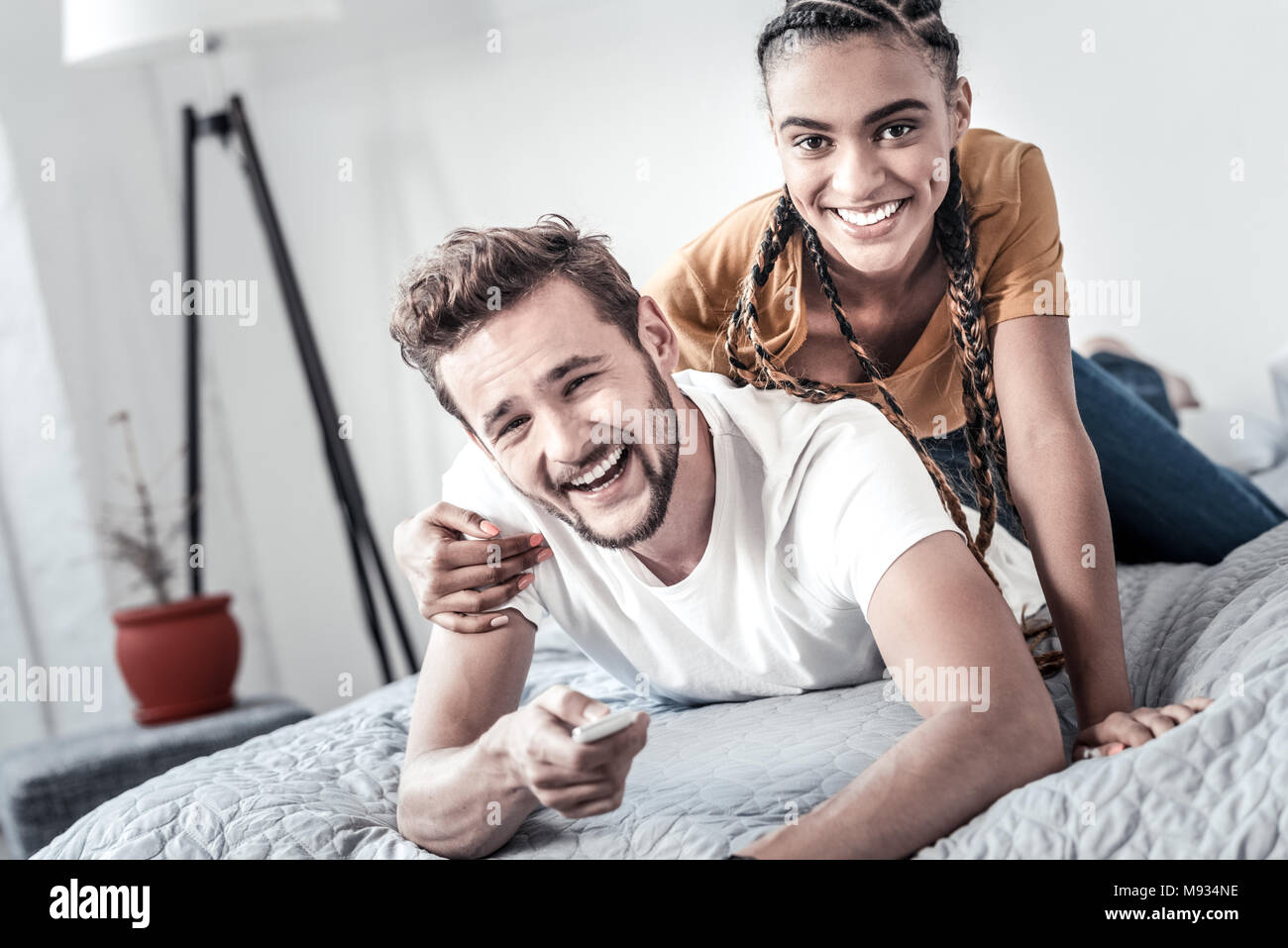 Couple being intimate hi-res stock photography and images - Alamy