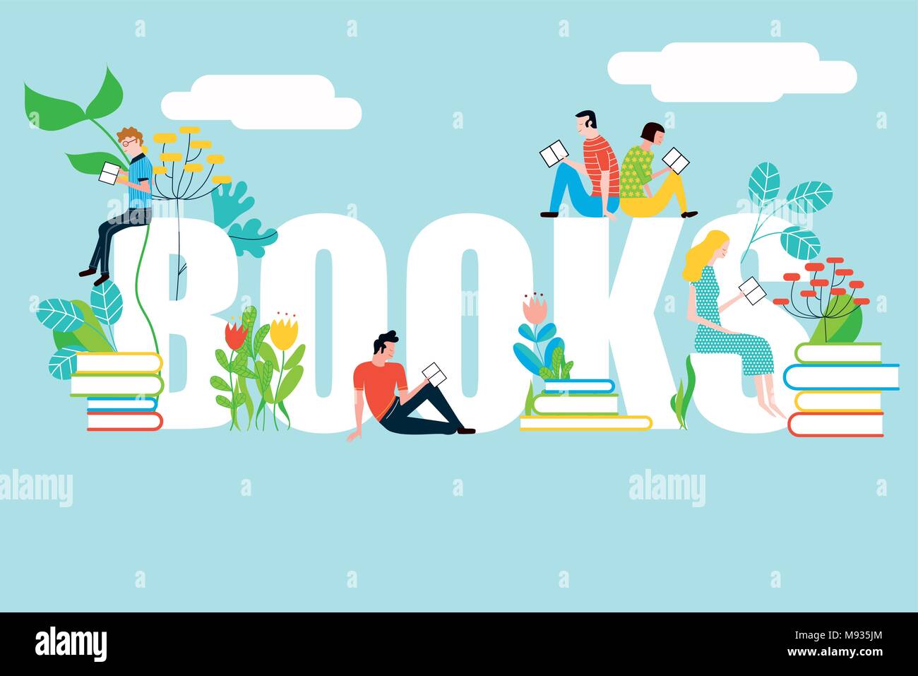 Reading background hi-res stock photography and images - Alamy