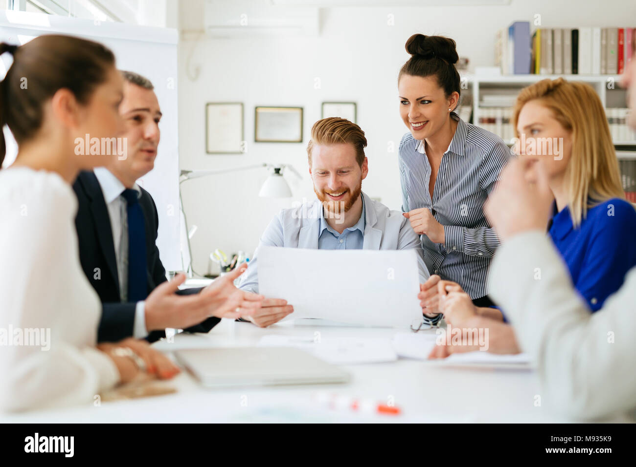 Business people discussing future plans Stock Photo - Alamy