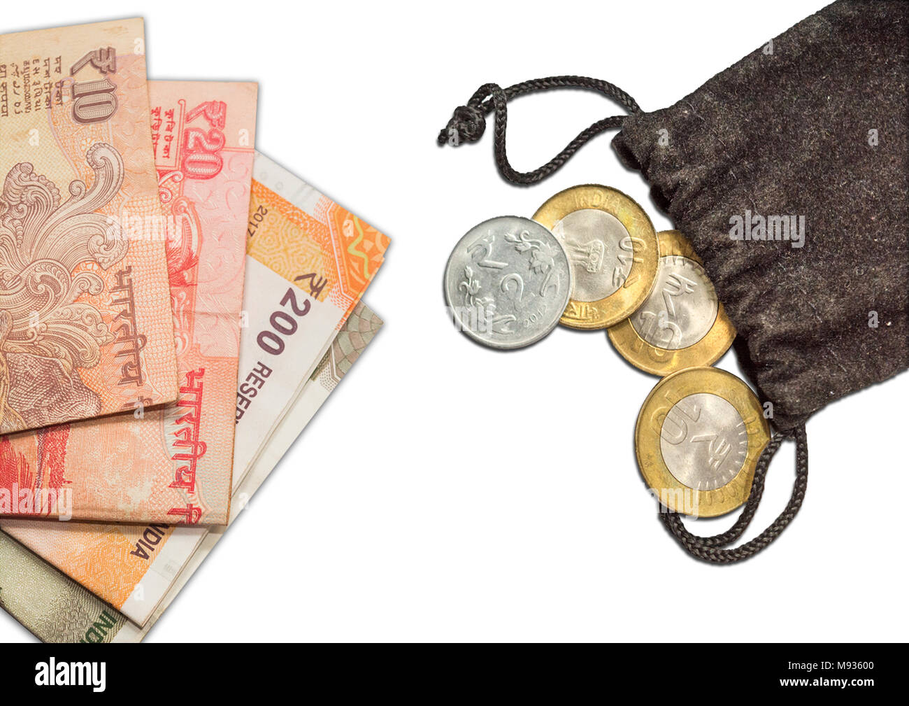 Indian rupee coins hi-res stock photography and images - Alamy