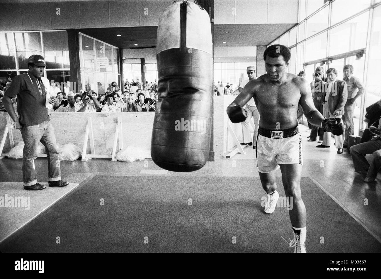Muhammad Ali training at the Concord Hotel in Catskill Mountains. 23rd ...
