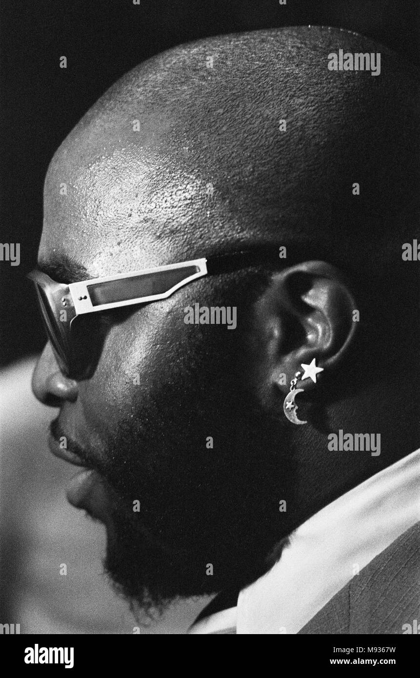 Lawrence Tureaud aka MR T watches over Leon Spinks as he trains for his ...