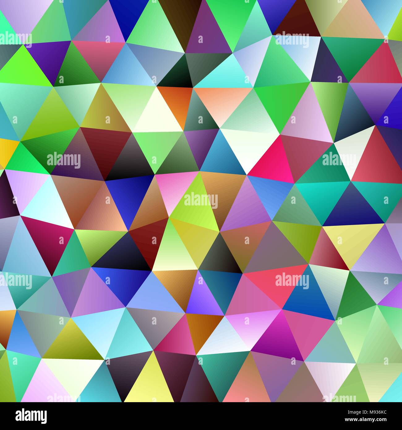 Gradient retro low poly triangle background Stock Vector Image & Art ...