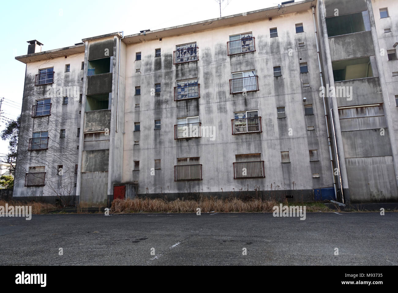 old japanese apartment building danchi in Tokyo Stock Photo - Alamy