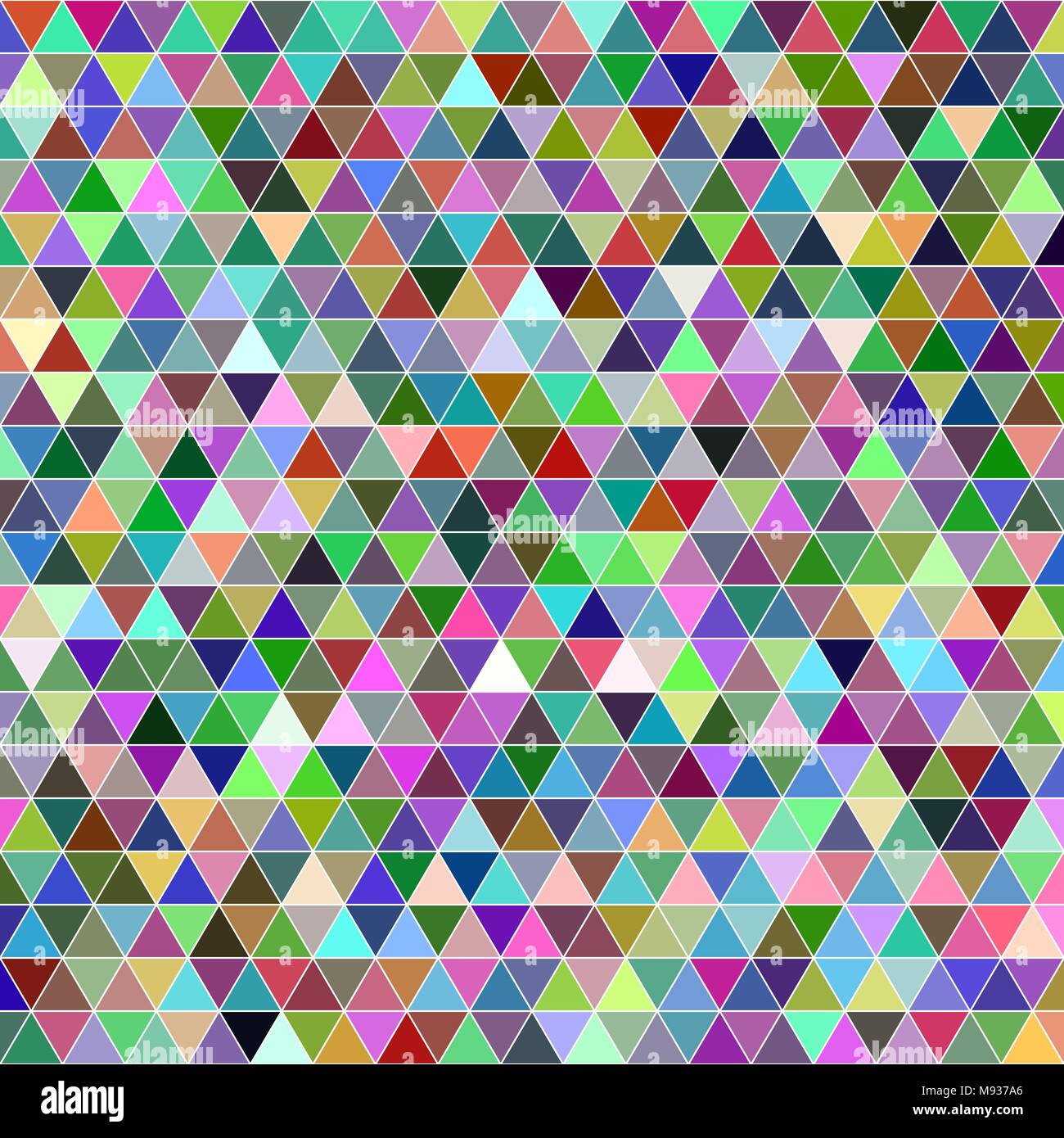 Vector Retro Triangle Polygon Grid Pattern Background Stock Vector